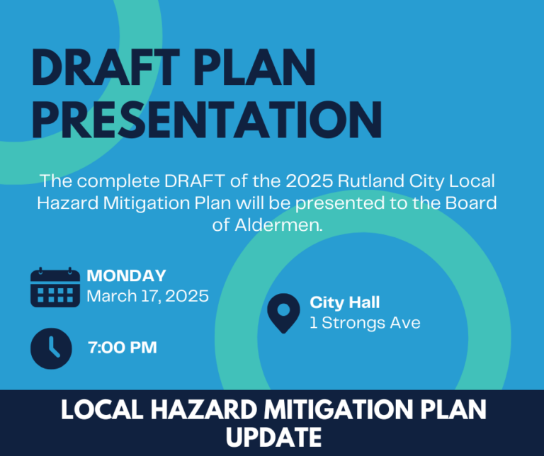 Draft Presentation #2: (Monday, March 17, 2025) Rutland City Local ...