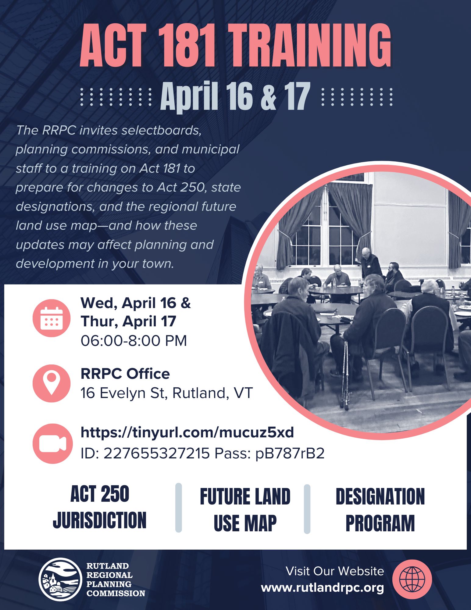 Act 181 Training for Municipal Officials | Rutland Regional Planning ...